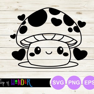 Mush-love | SVG, EPS, PNG | Cricut Cut File - Etsy