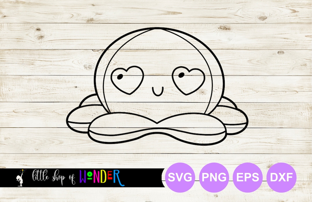 Octo Love | SVG, EPS, PNG | Cricut Cut File - Etsy