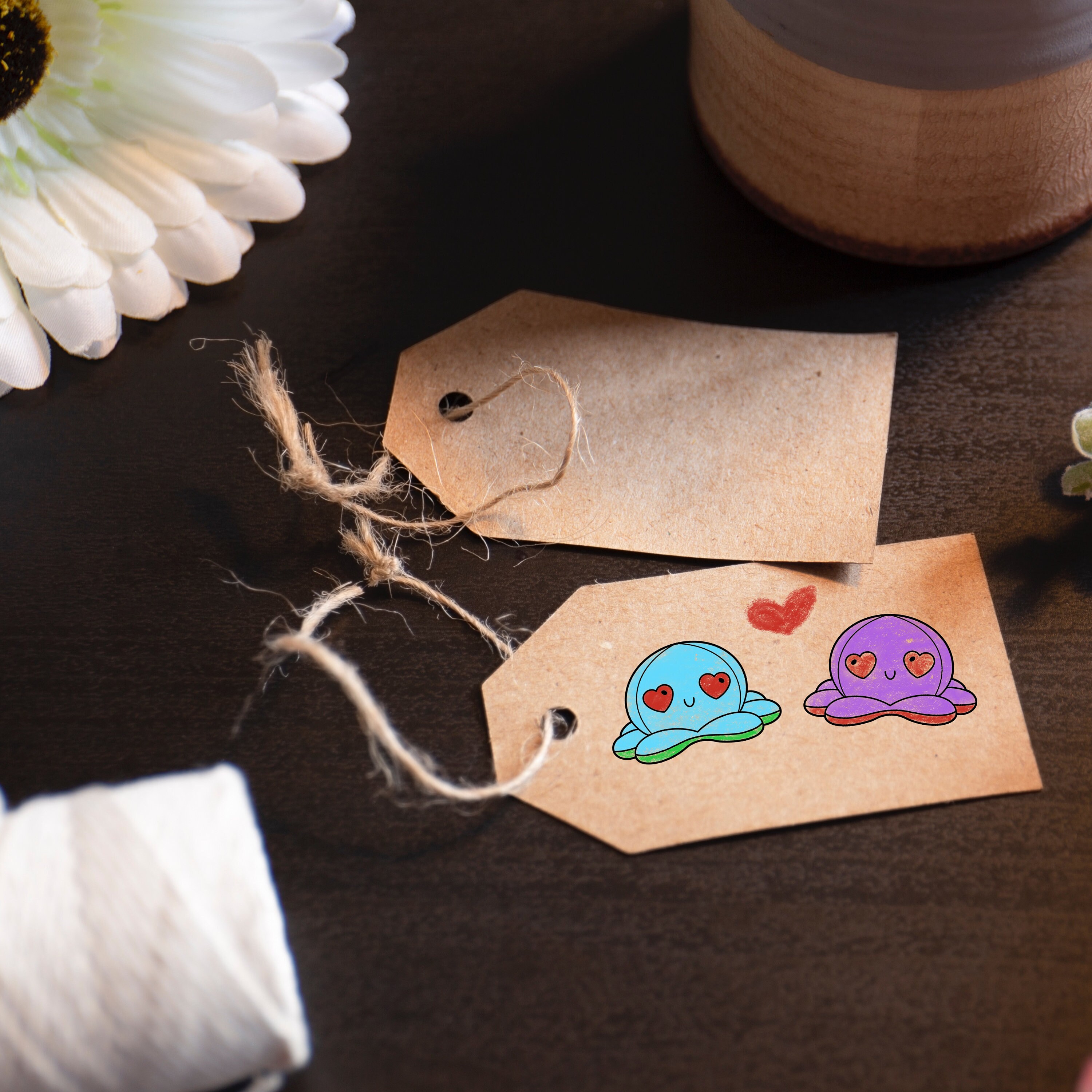 Octo Love | SVG, EPS, PNG | Cricut Cut File - Etsy