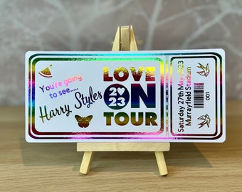 Harry Styles Souvenir Tickets - Etsy UK