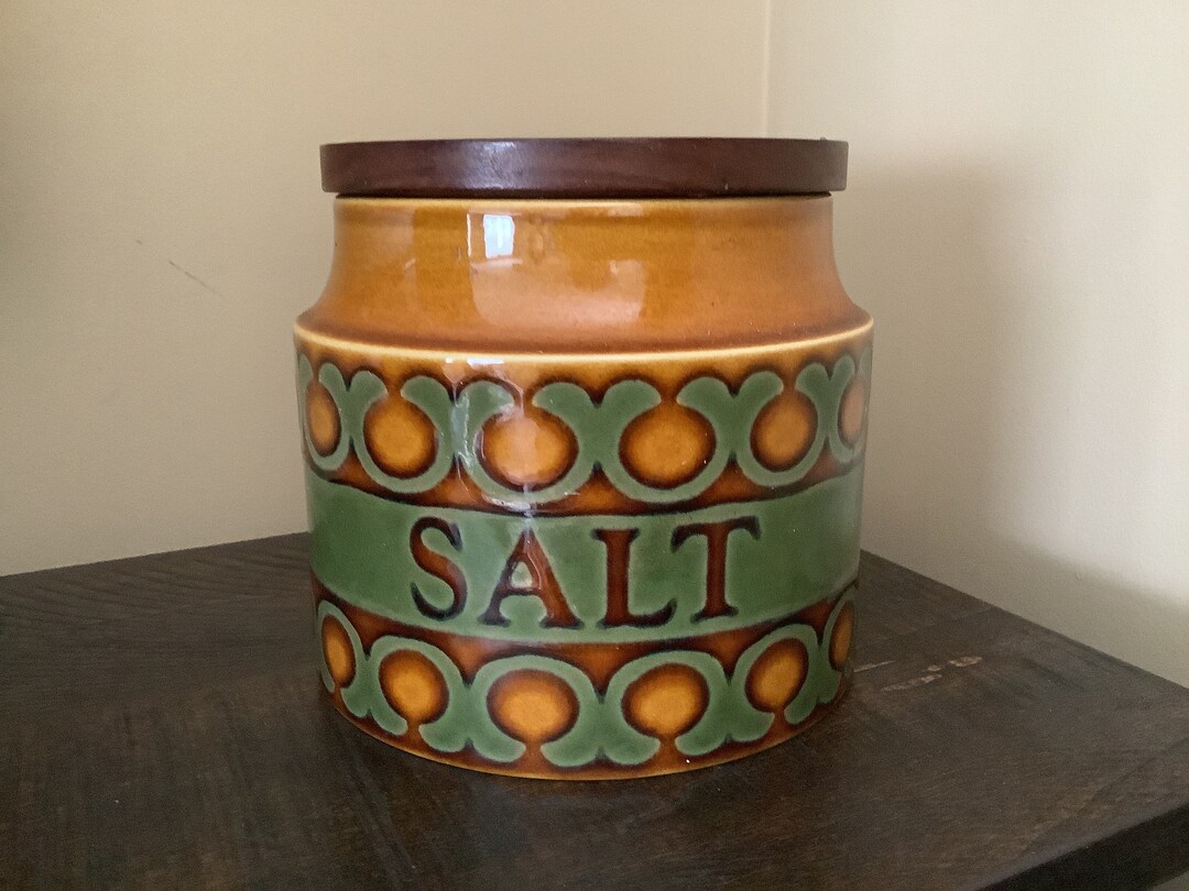 Vintage Salt Canister Bronte Canister Salt Container - Etsy