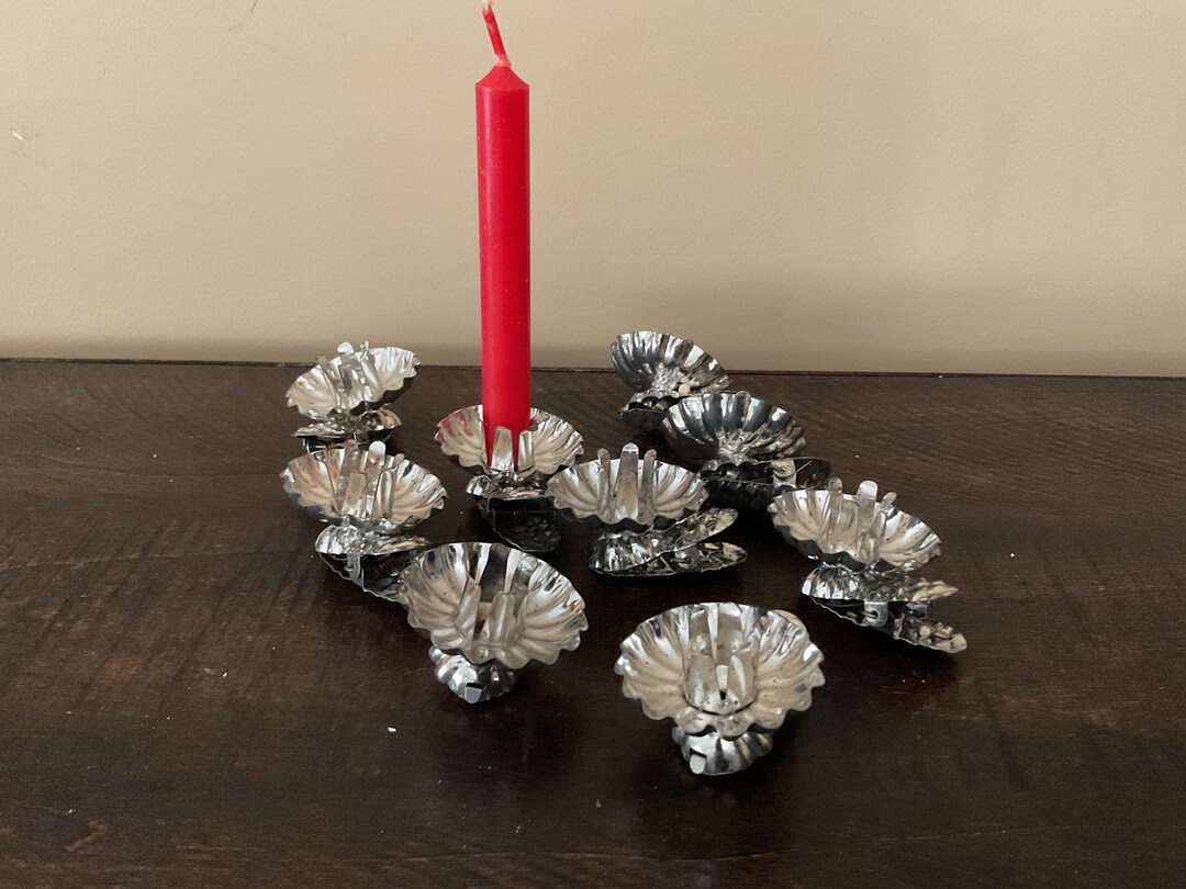 Vintage Christmas Tree Candle Clips Ornaments - Etsy