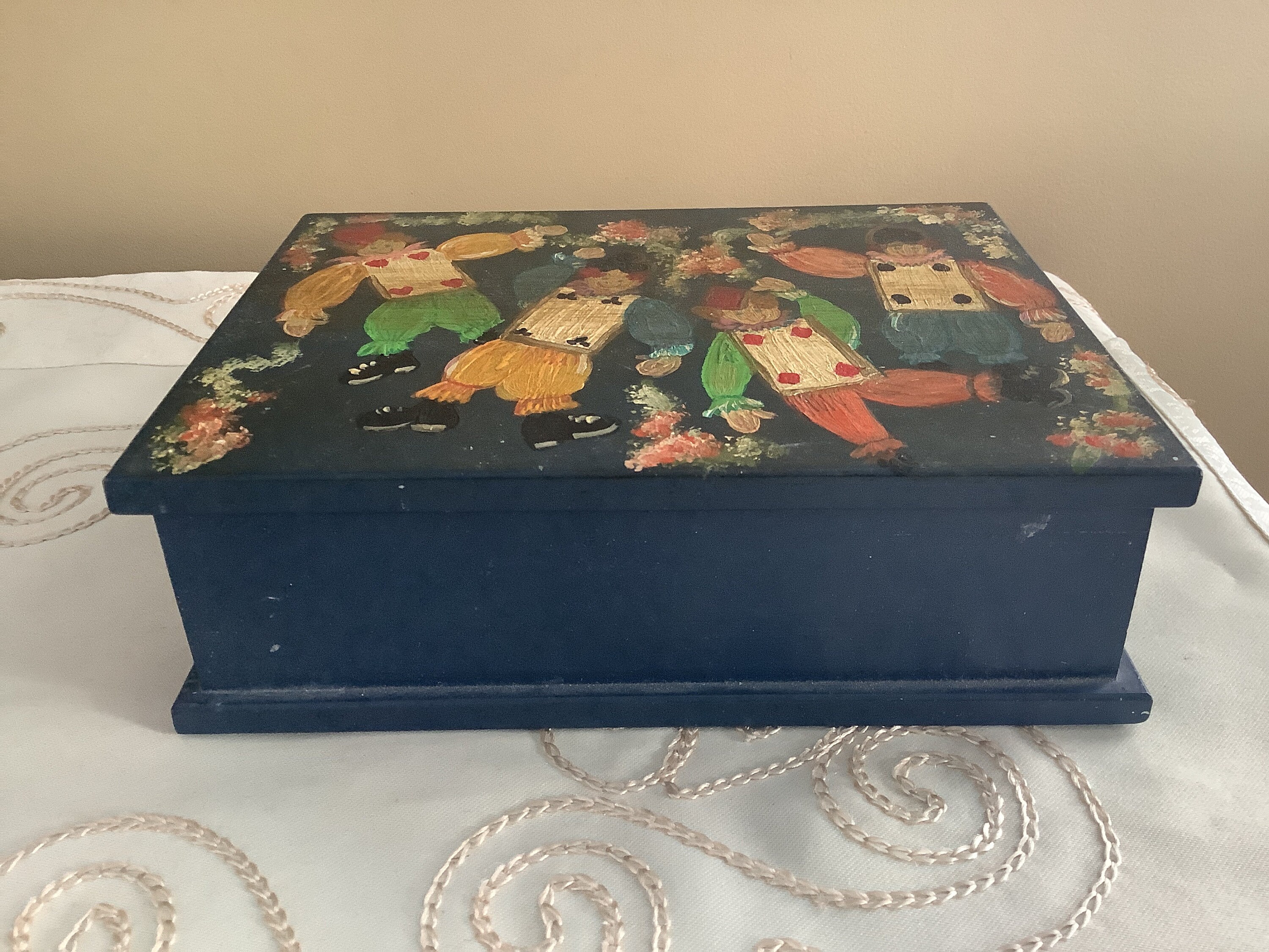 Folk Art Box Hand Painted Box - Etsy
