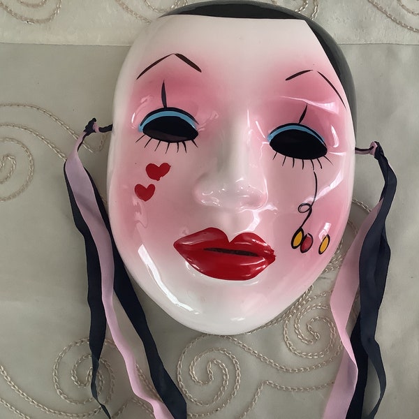 Hand Painted Face Mask - Etsy