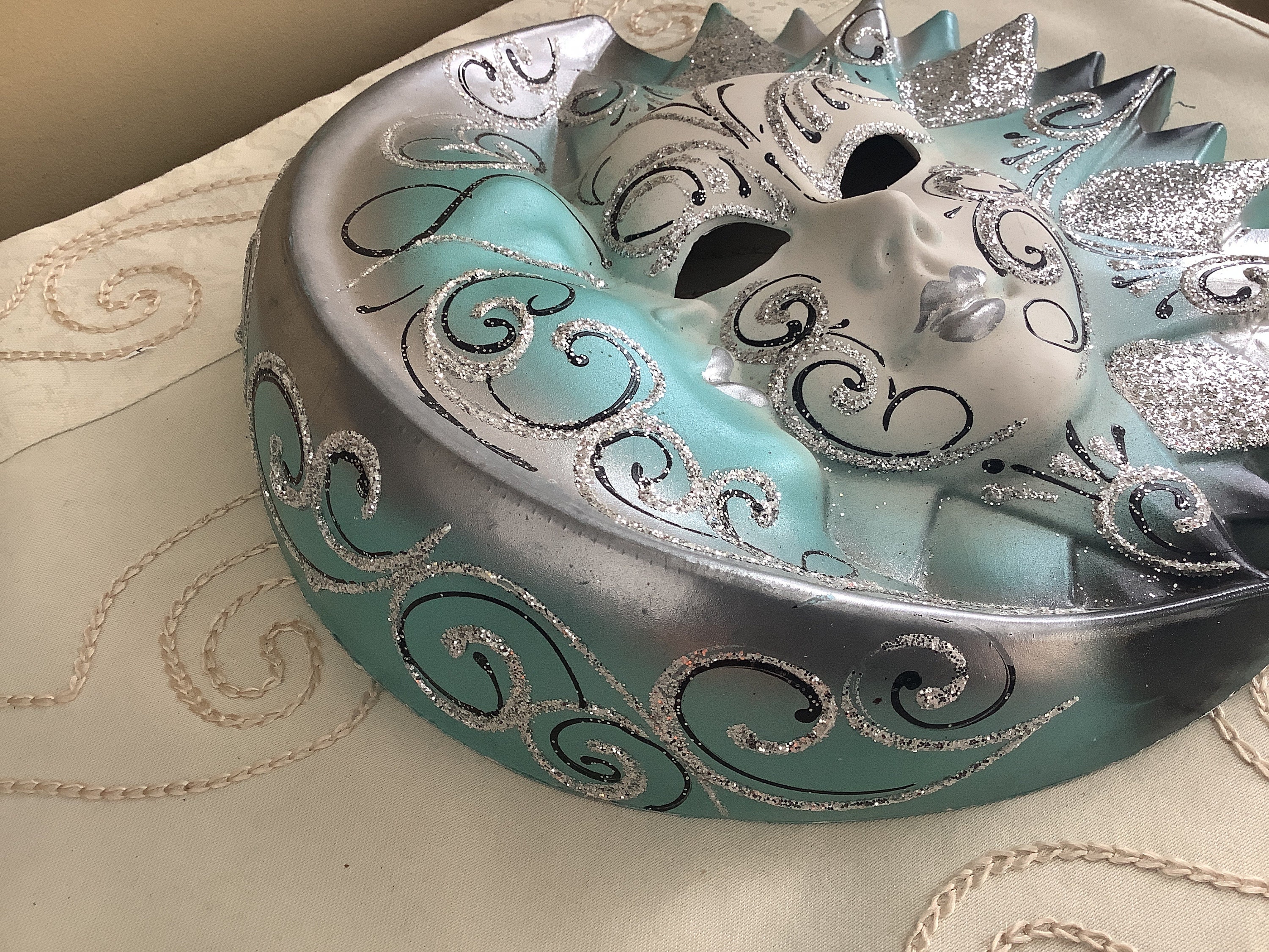 Sun Moon Mask Italy Mask Wall Mask Hand Painted Mask - Etsy