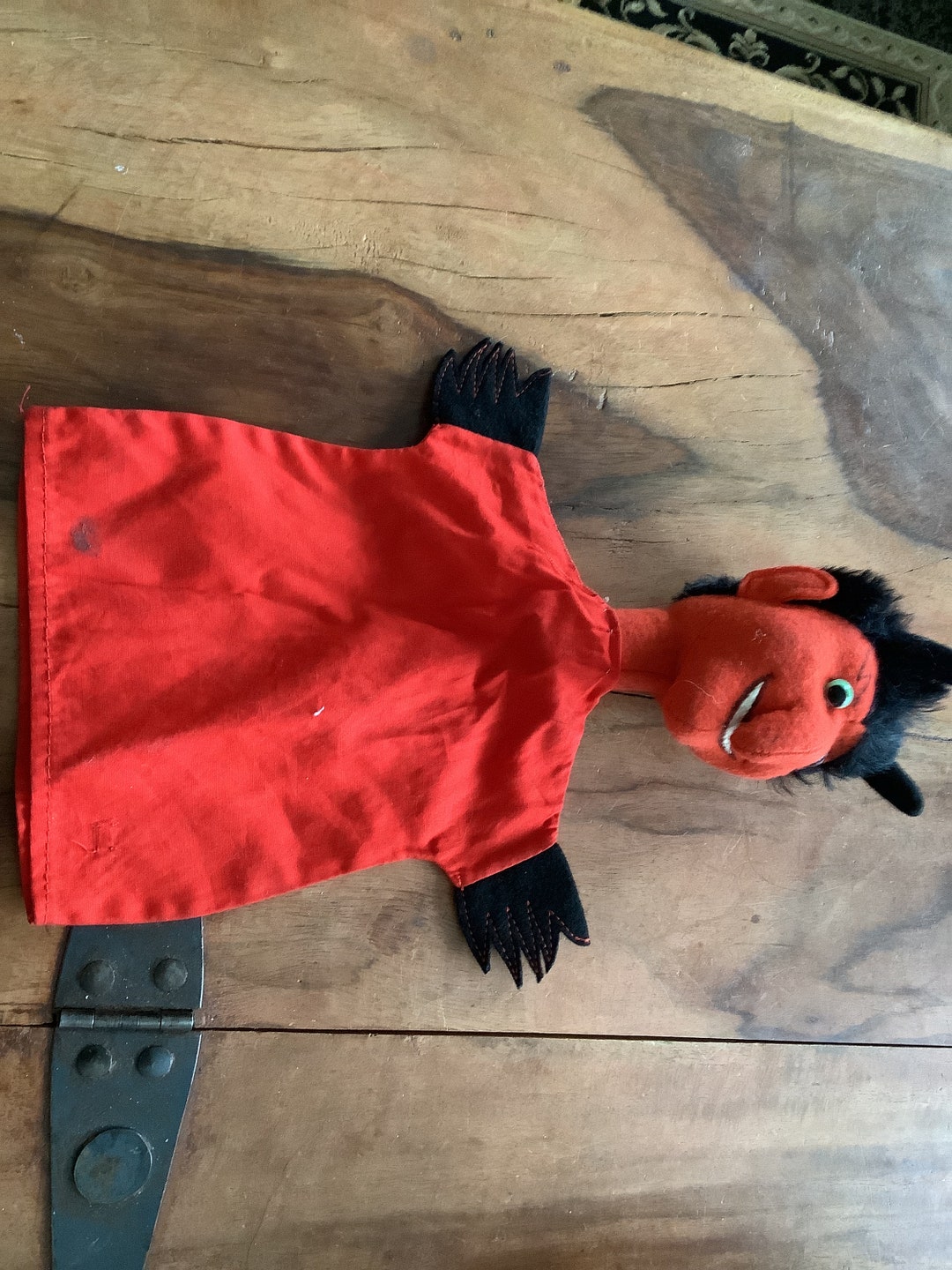 Kersa Devil Puppet Vintage Hand Puppet - Etsy