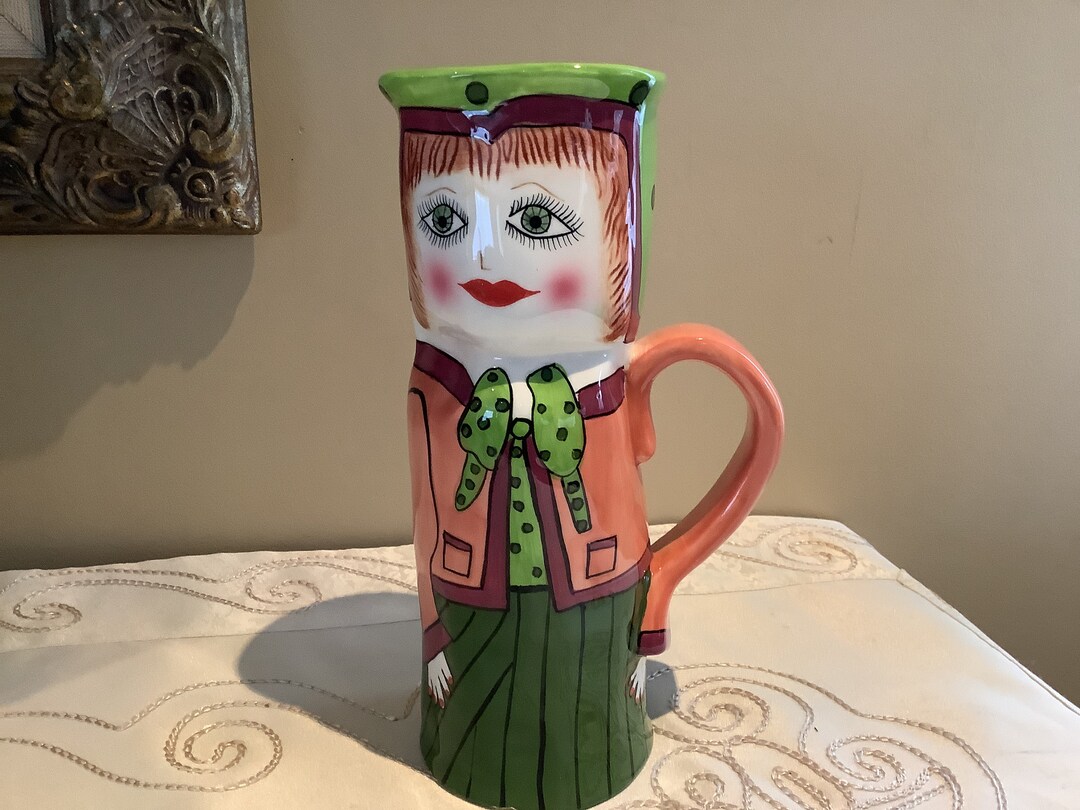 Susan Paley Mary Mocha Mug Cappuccino Mug Tall Ganz Mug - Etsy