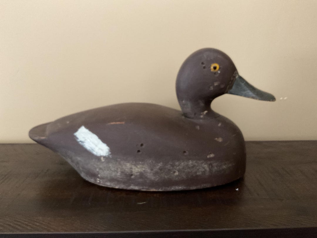 Vintage Duck Decoy Wooden Duck - Etsy