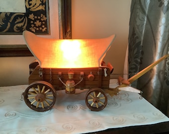 Covered Wagon Lamp - Etsy