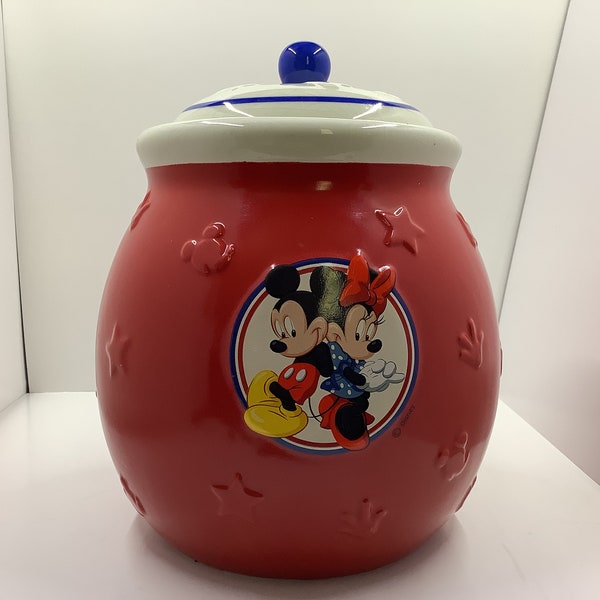 Mickey Mouse Christmas Cookie Jar - Etsy