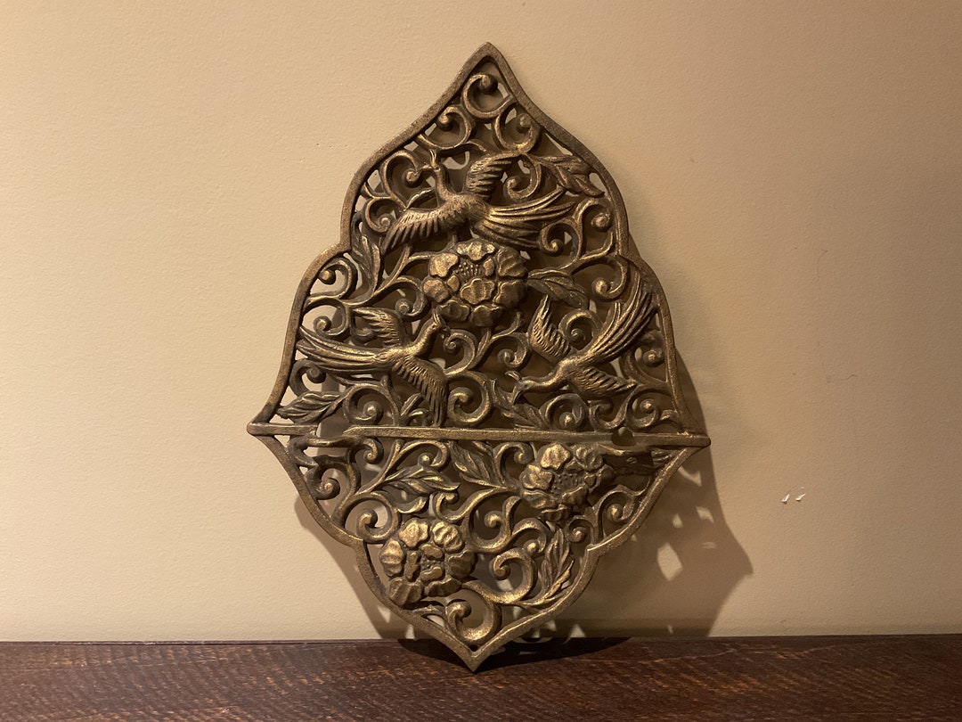 Metal Bird Grate Wall Decor - Etsy