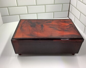 Tortoise Shell Box Vintage - Etsy