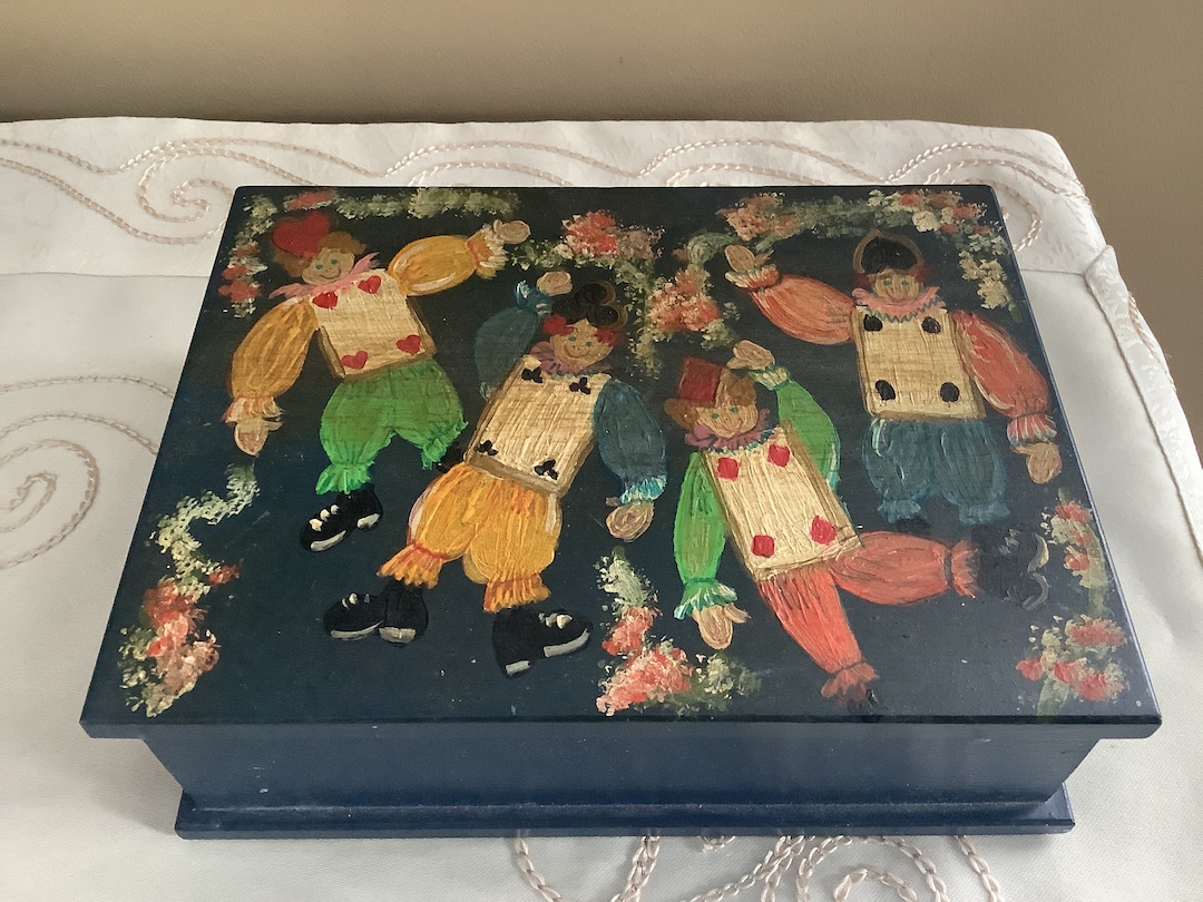 Folk Art Box Hand Painted Box - Etsy