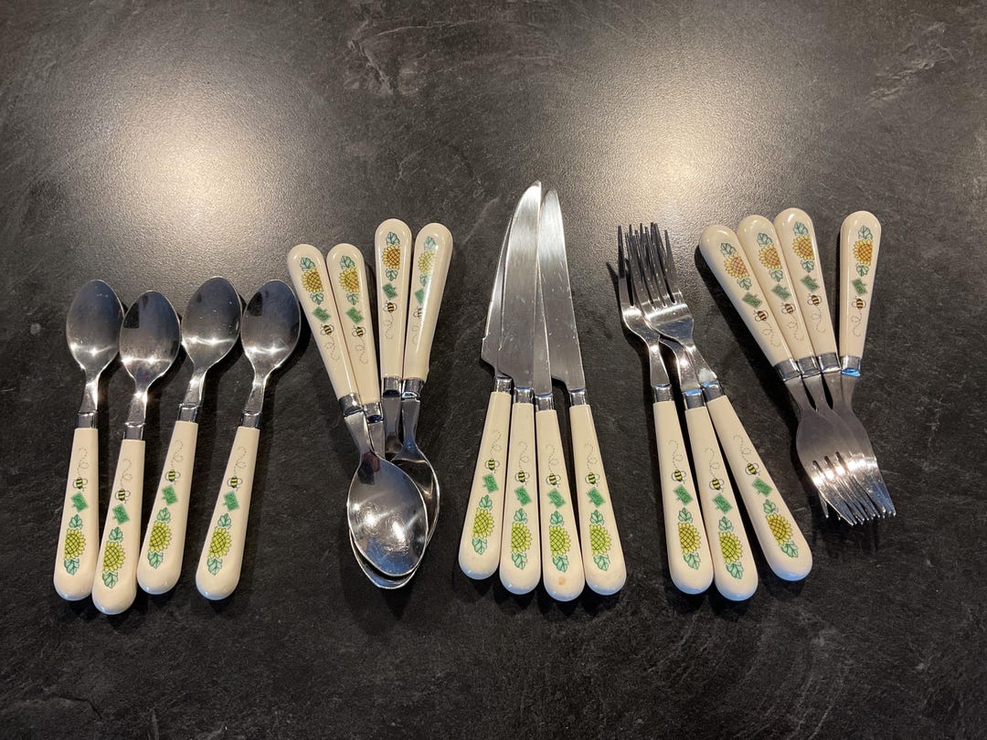 Corelle Sun Blossoms Flatware - Etsy