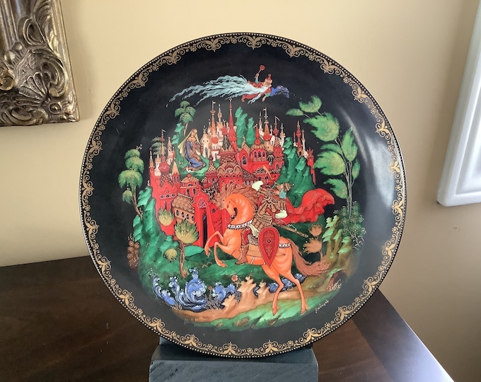 Russian Fairy Tale Plate Russian Legends Plate - Etsy