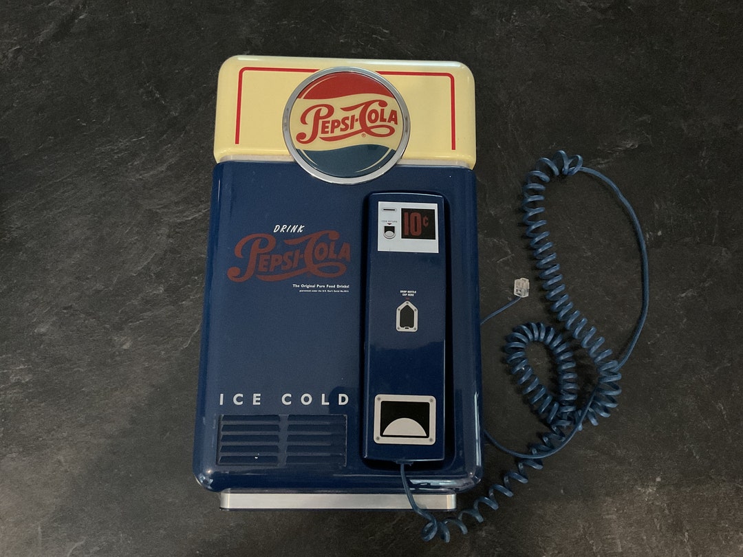 Vintage Pepsi Cola Vending Machine Phone - Etsy