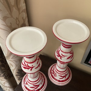 Fitz and Floyd Candle Holders Town & Country Candlesticks - Etsy