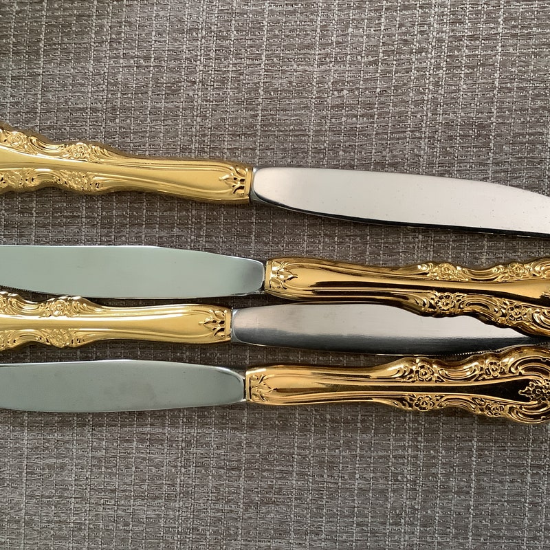 Oneida Gold Flatware - Etsy
