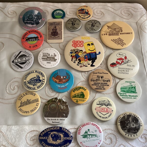 Train Buttons - Etsy