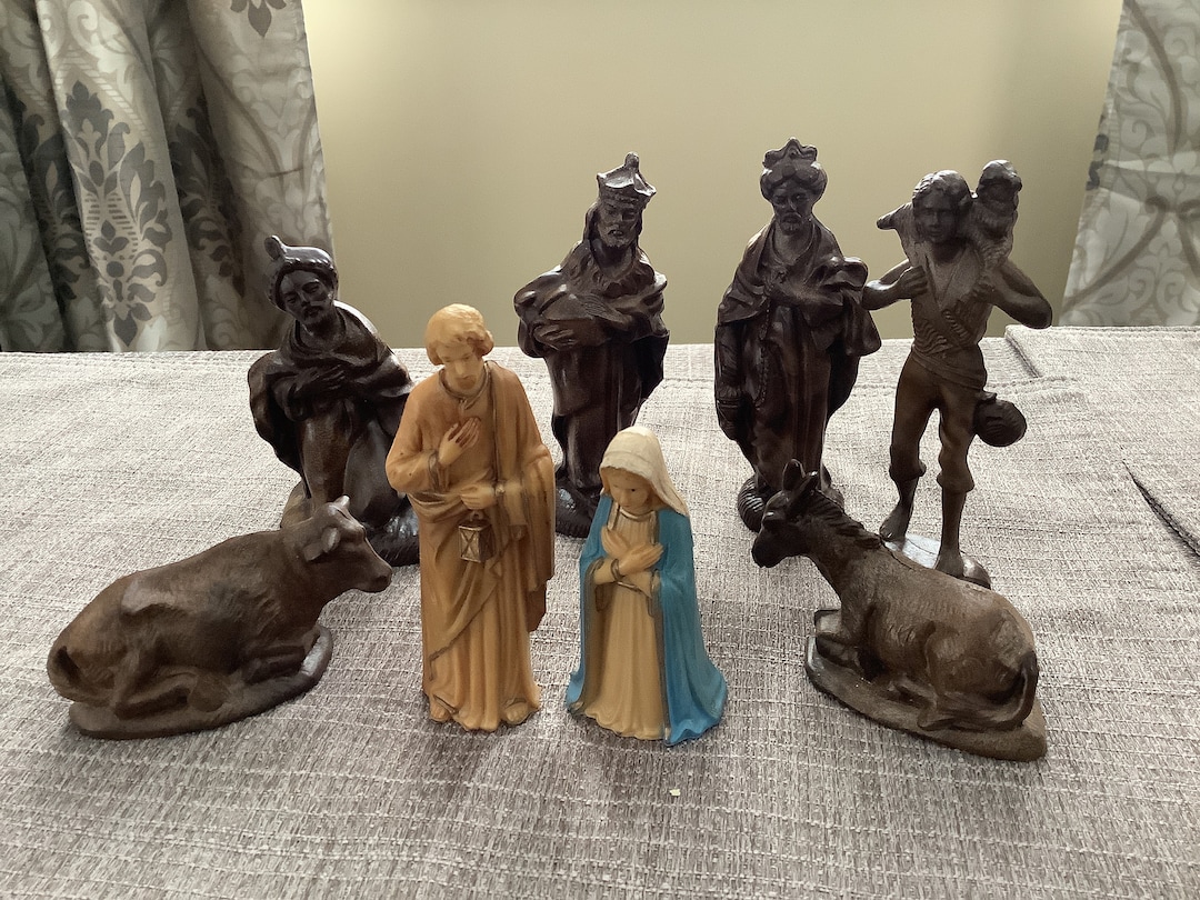 Vintage Nativity Set Nativity Scene - Etsy