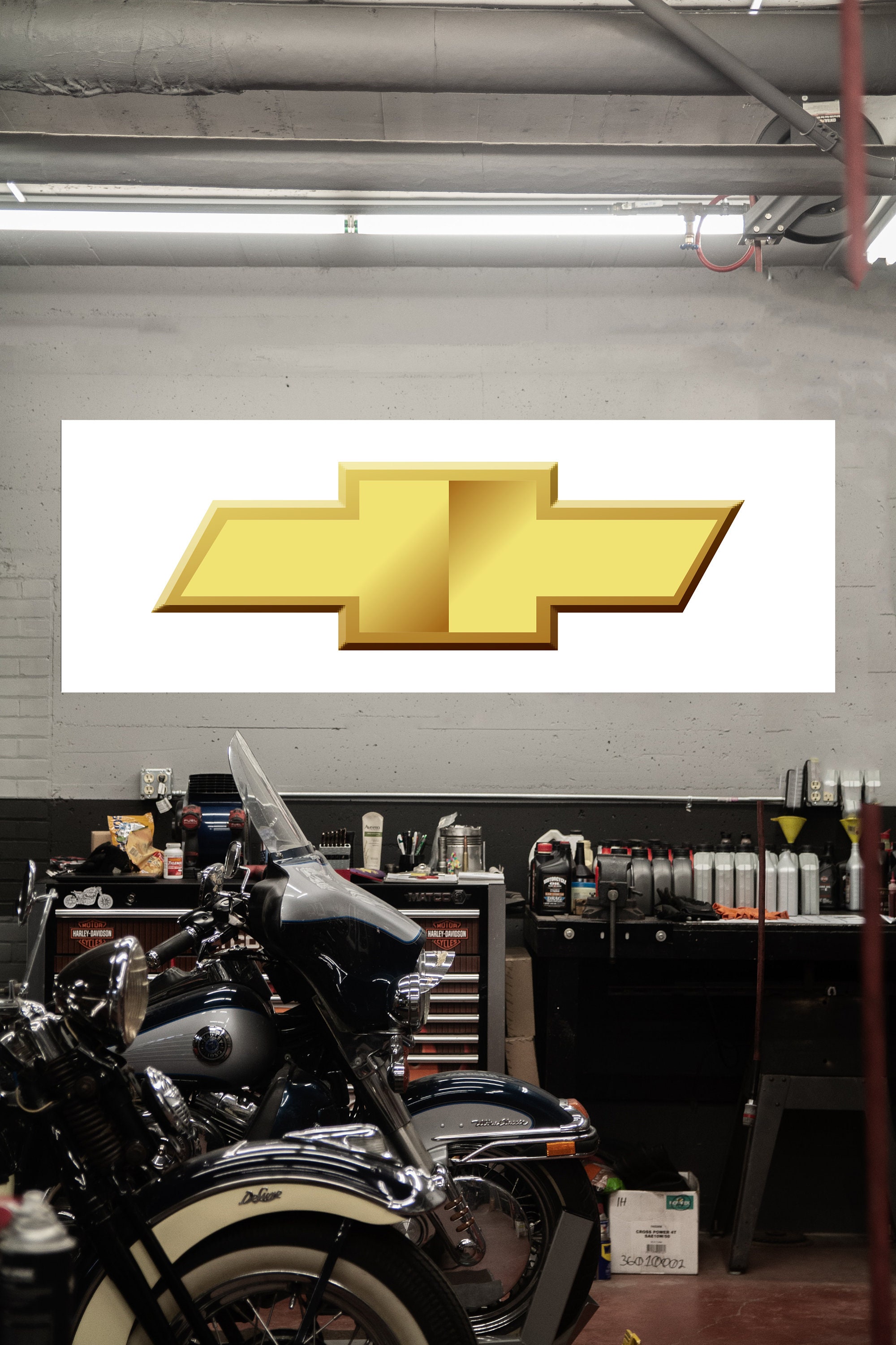 Gold Chevy Logo