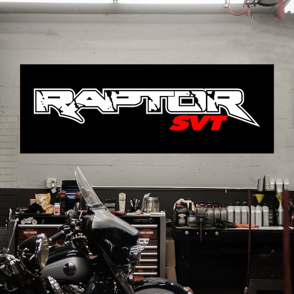 Ford Raptor Garage Banner - Etsy