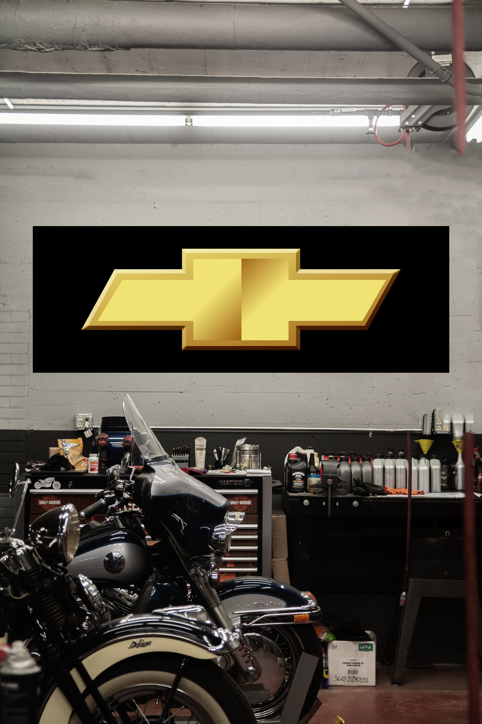 Gold Chevrolet Logo 2 Banner - Etsy