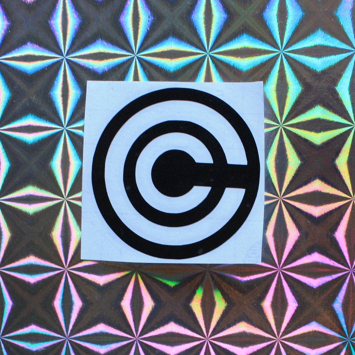 Capsule Corp Logo Only Layered Vinyl Sticker Decal DBZ | Etsy