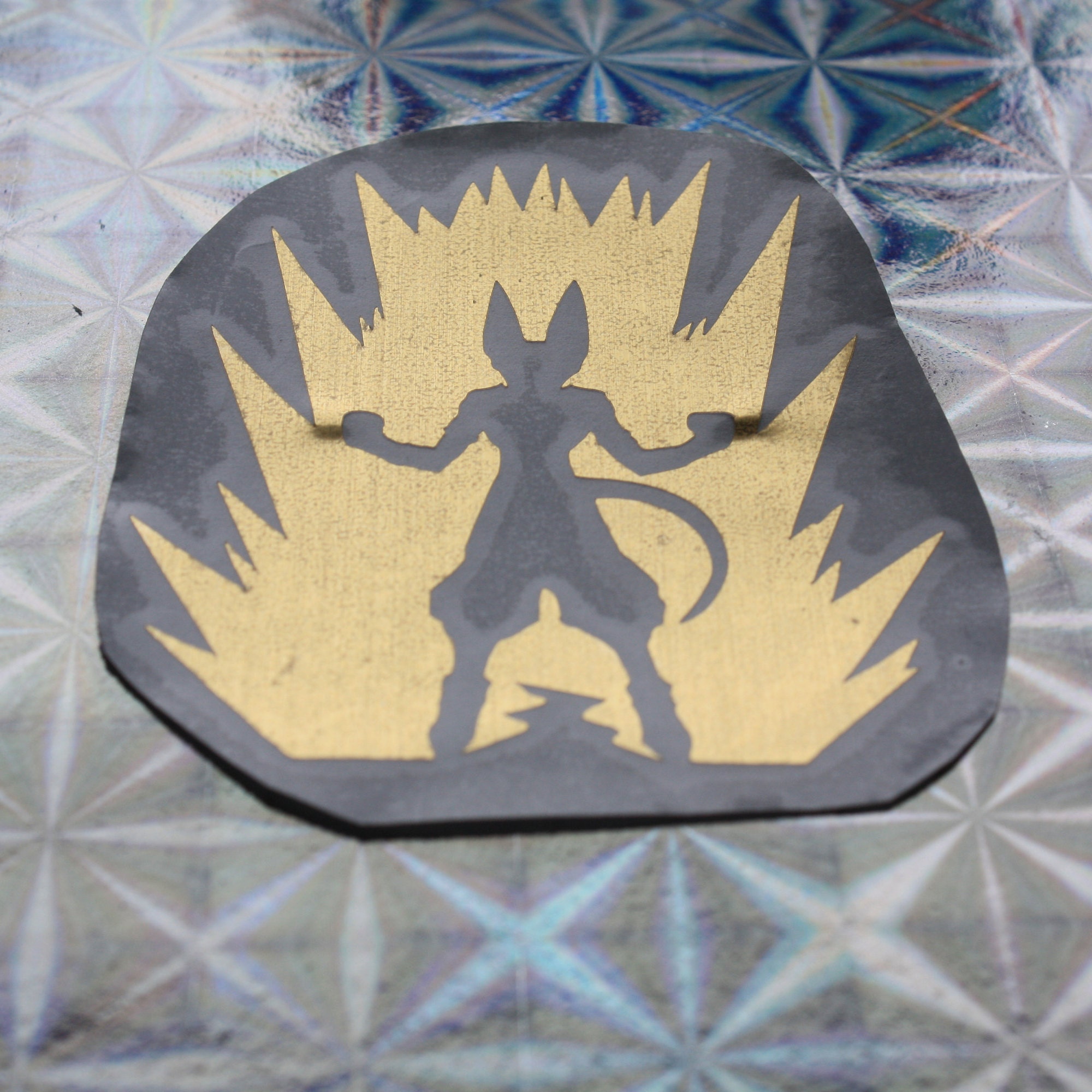 Lord Beerus DBZ Vinyl Sticker ~ Dragon Ball Metallic Super Saiyan God ...