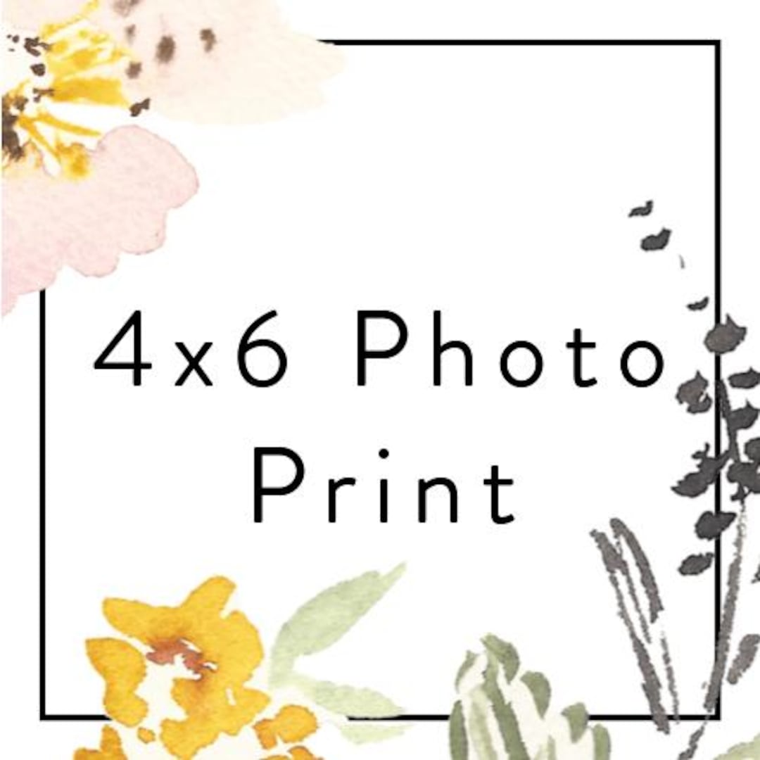 4x6 Photo Printing With Frame Order - Etsy