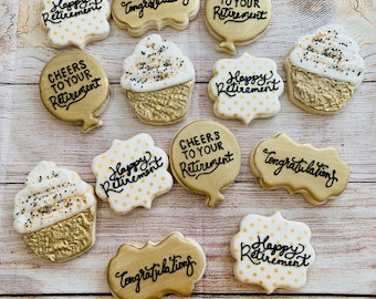 Retirement Cookies | Etsy