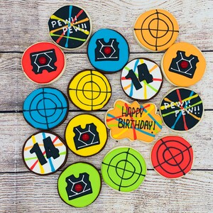 Laser Tag Sugar Cookies - Etsy