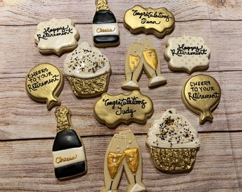 Retirement Sugar Cookies - Etsy