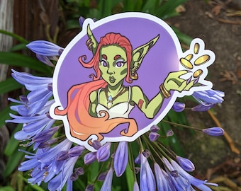 Goblin Girl Sticker - Etsy