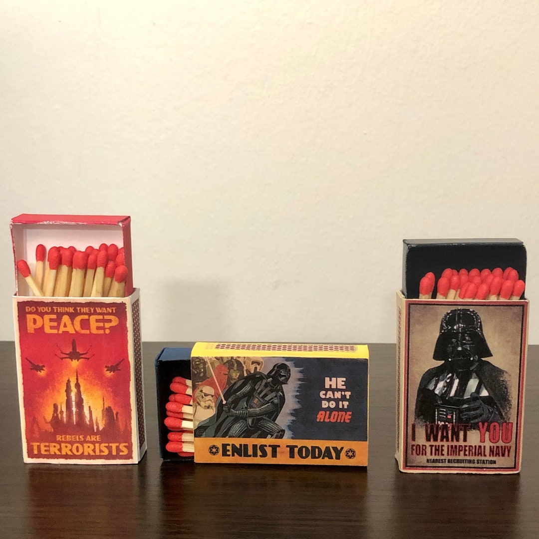 STAR WARS Propaganda Inspired Matchbox Set - Etsy