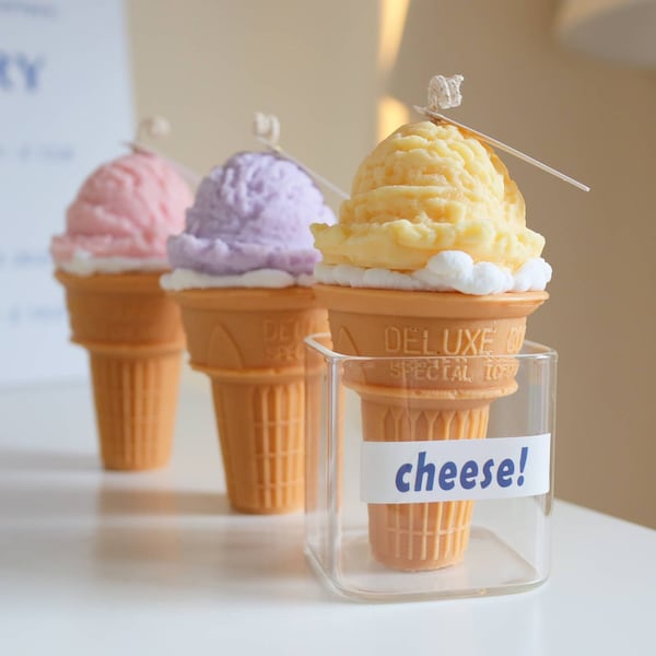 Ice Cream Candle - Etsy