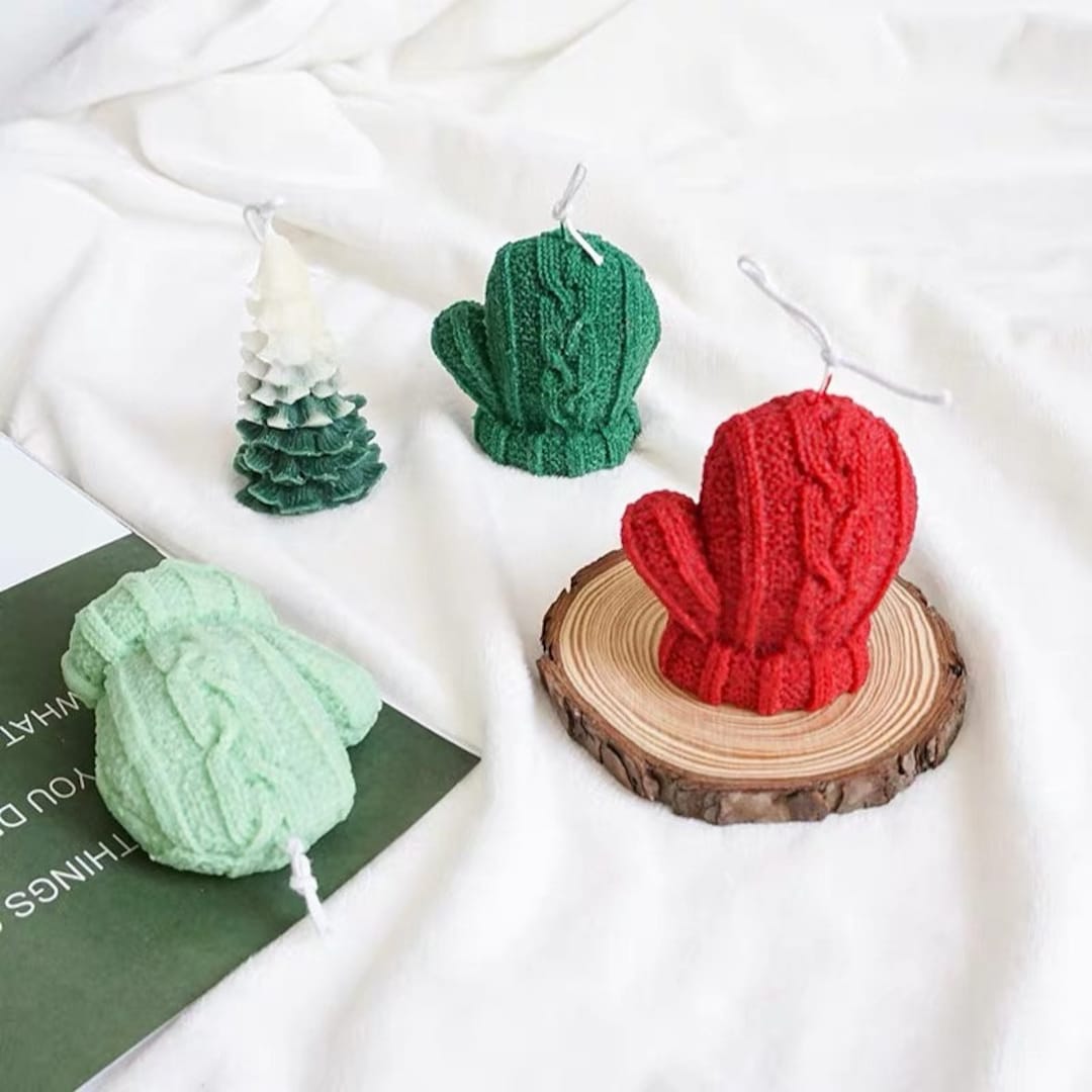 Glove Gift Candle |real Handmade Candle|100% Nature Soy Wax & Essential ...