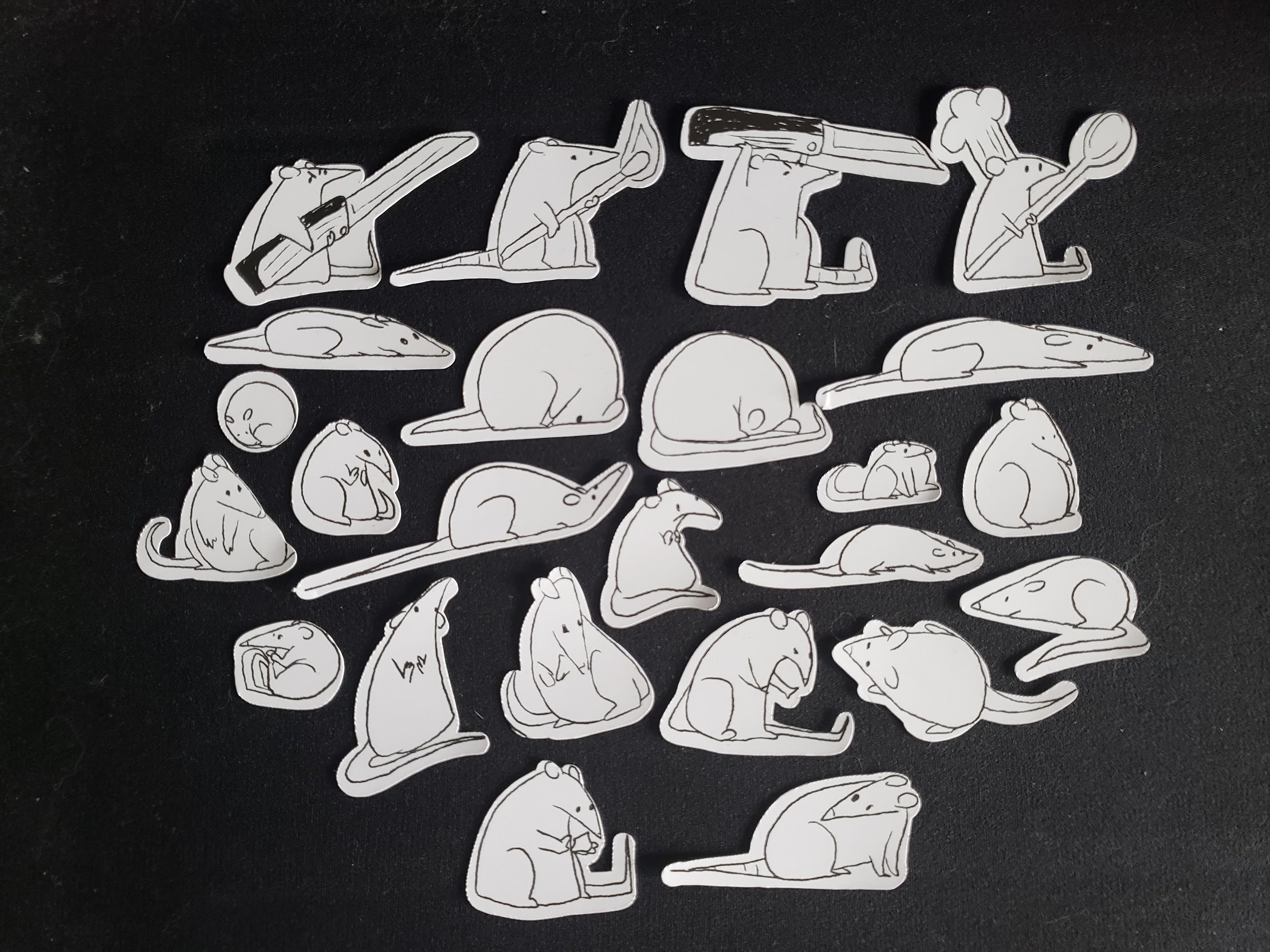 Rat stickers | Etsy