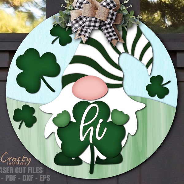 St Patricks Door Hanger Svg - Etsy