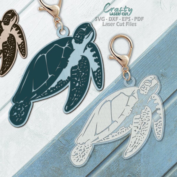 Turtle Keychain - Etsy