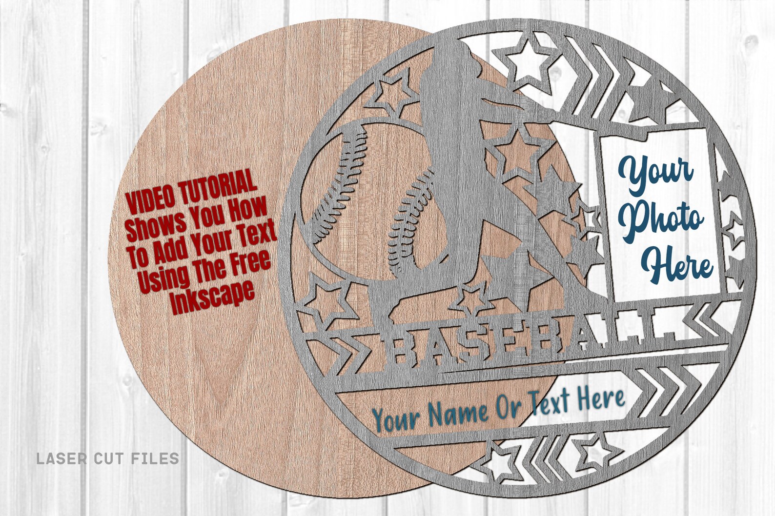 Monogram Baseball SVG Laser Cut Files Sports Sign Svg - Etsy