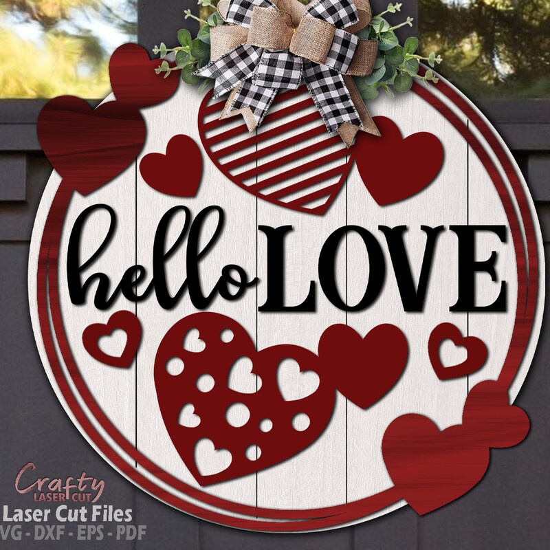 Hello Love Sign - Etsy
