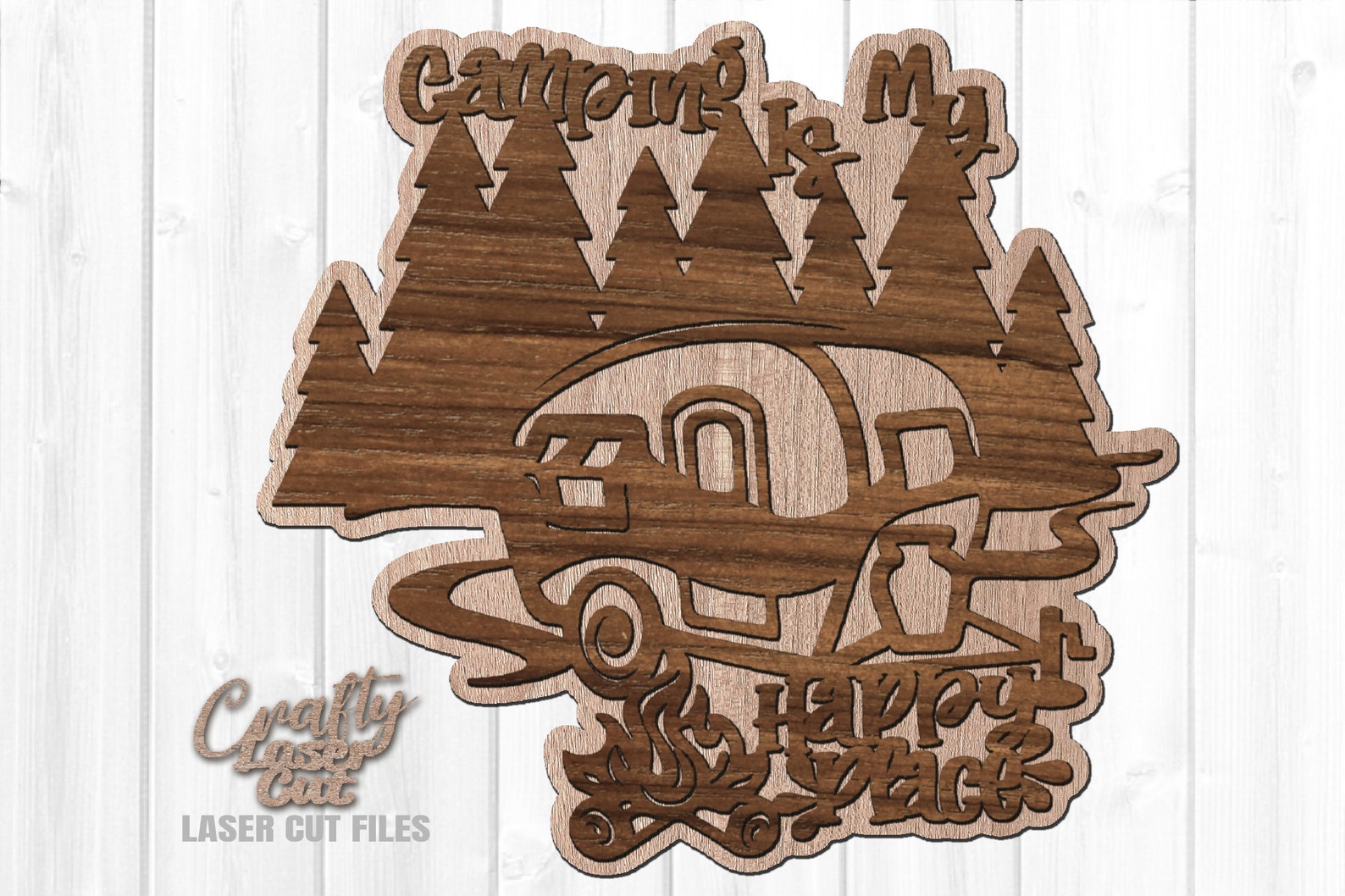 Camping Sign SVG Laser Cut Files Camping SVG Camper Door - Etsy