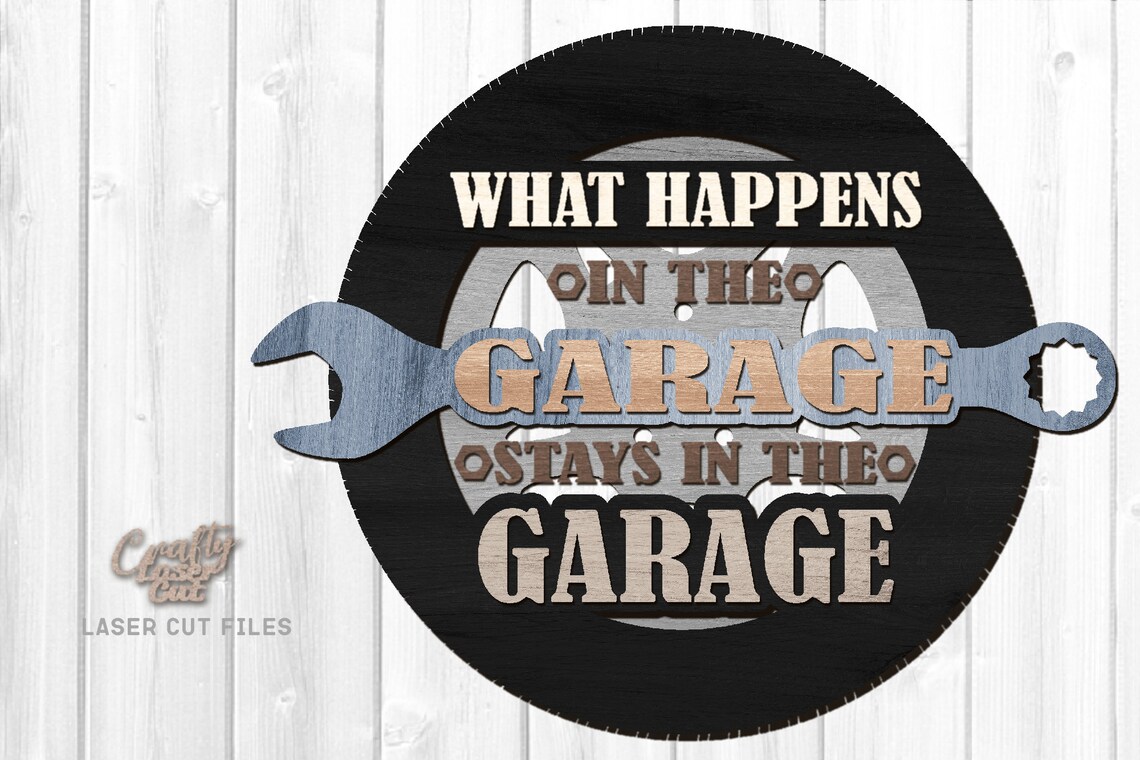 Garage SVG Laser Cut Files Garage Door Hanger SVG Garage - Etsy
