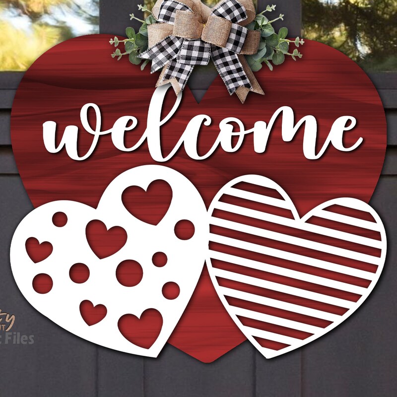 Valentine Door Sign - Etsy