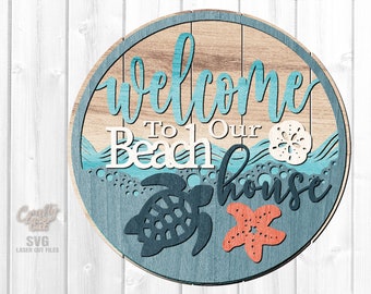 Welcome Beach Svg - Etsy