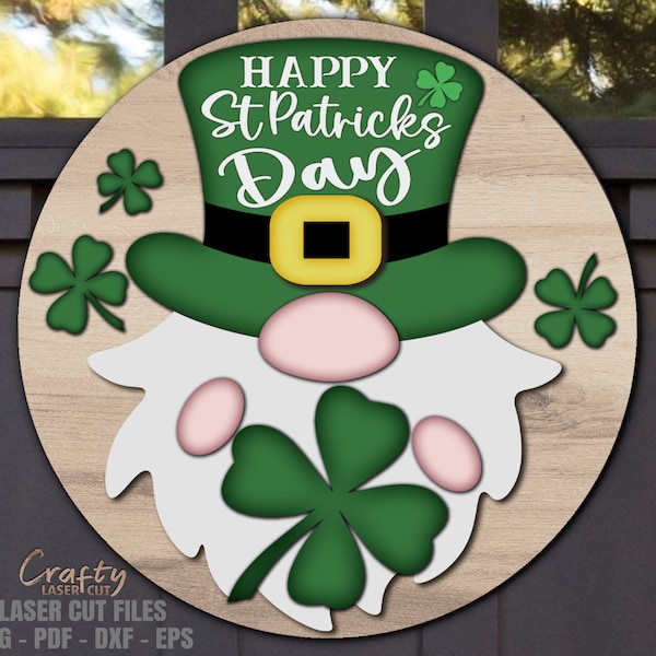 St Patricks Day Door Hanger Etsy
