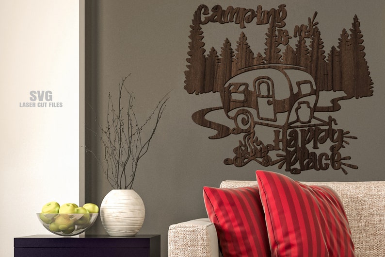 Camping Sign Svg Laser Cut Files Camping Svg Adventure Etsy Canada