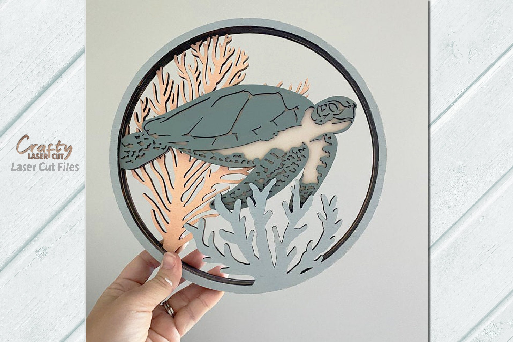 Sea Turtle SVG Laser Cut Files Beach SVG Seascape Svg - Etsy Canada