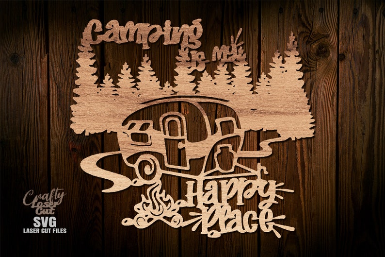 Camping Sign Svg Laser Cut Files Camping Svg Adventure Etsy